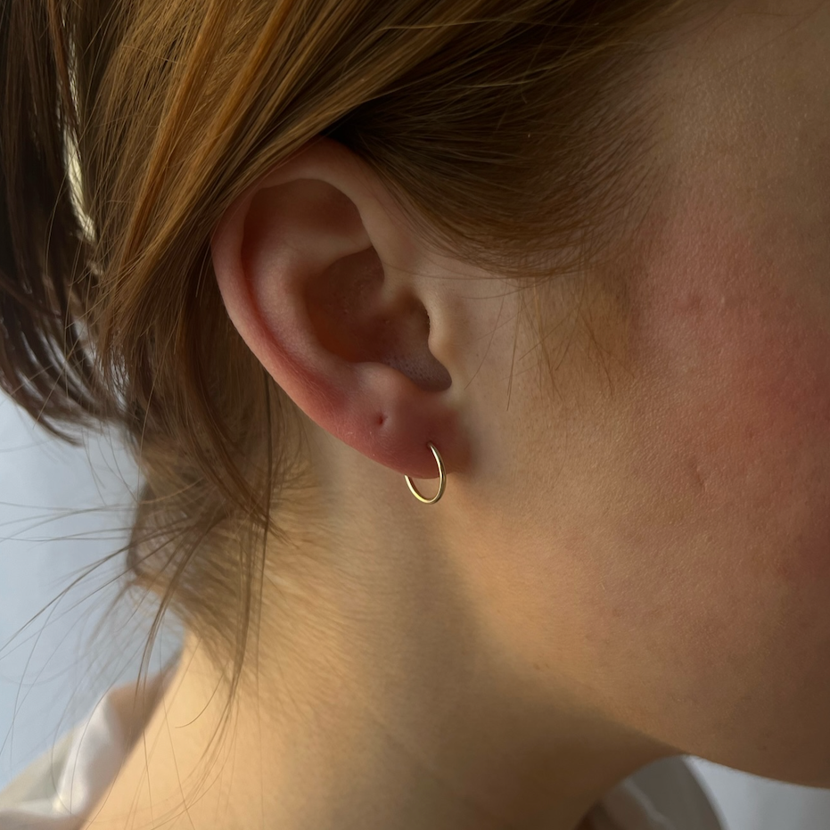 14k infinity hoops – Cuffed by Nano LLC